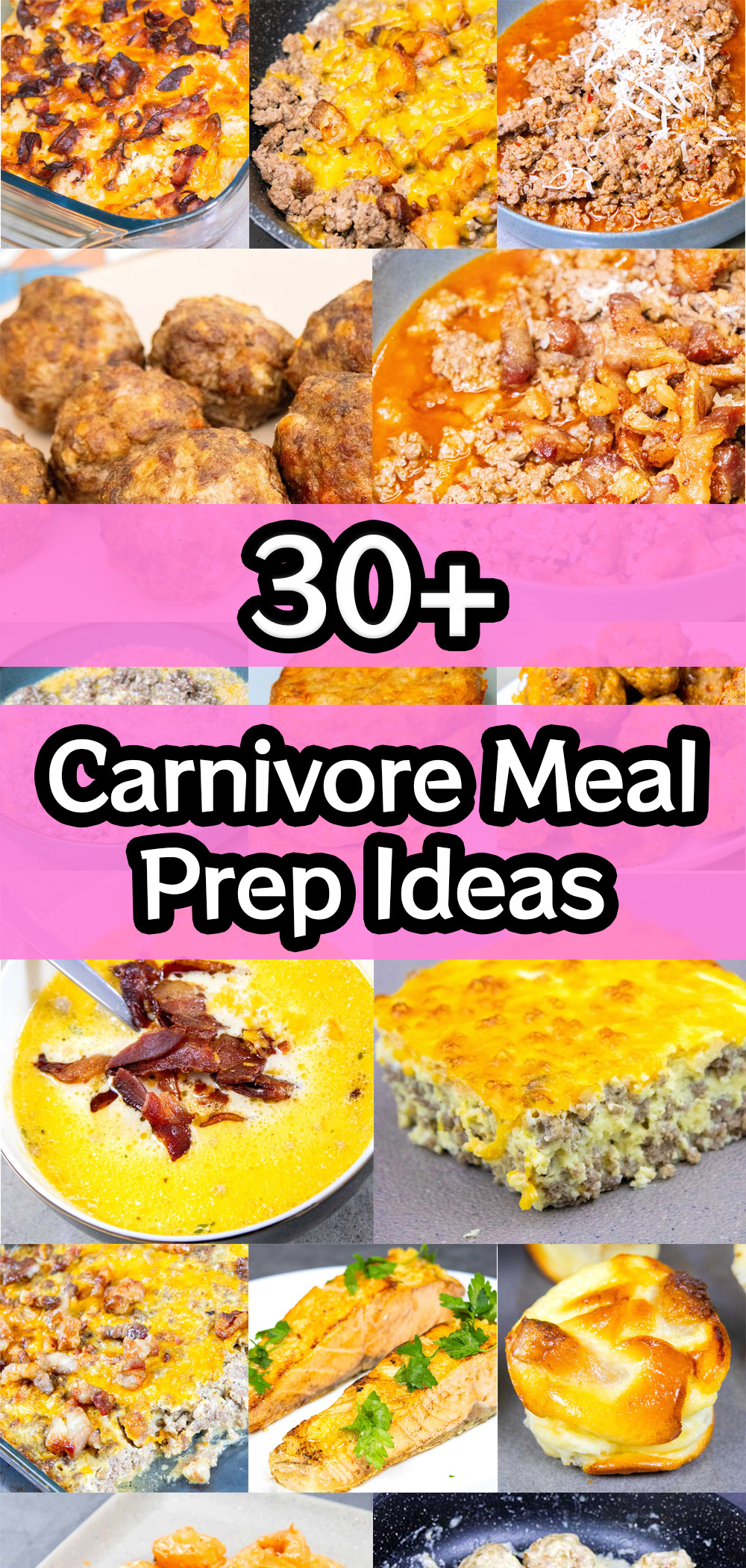 30+ Easy Carnivore Meal Prep Ideas